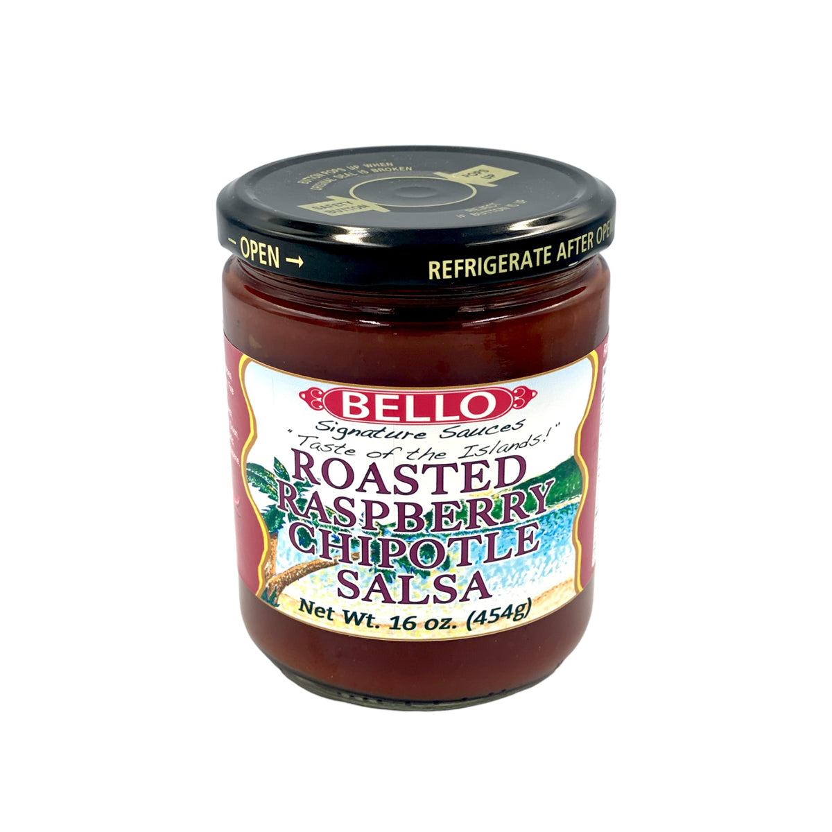 BELLO ROASTED RASPBERRY CHIPOTLE SALSA 16 OZ – sams247
