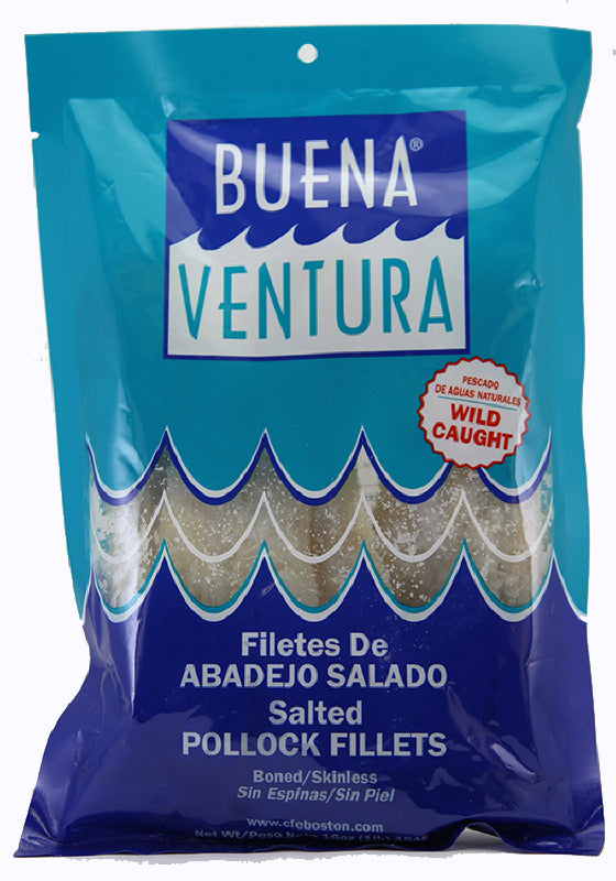 BUENA VENTURA SALTED POLLOCK FILLETS 1LB (454 G) – sams247