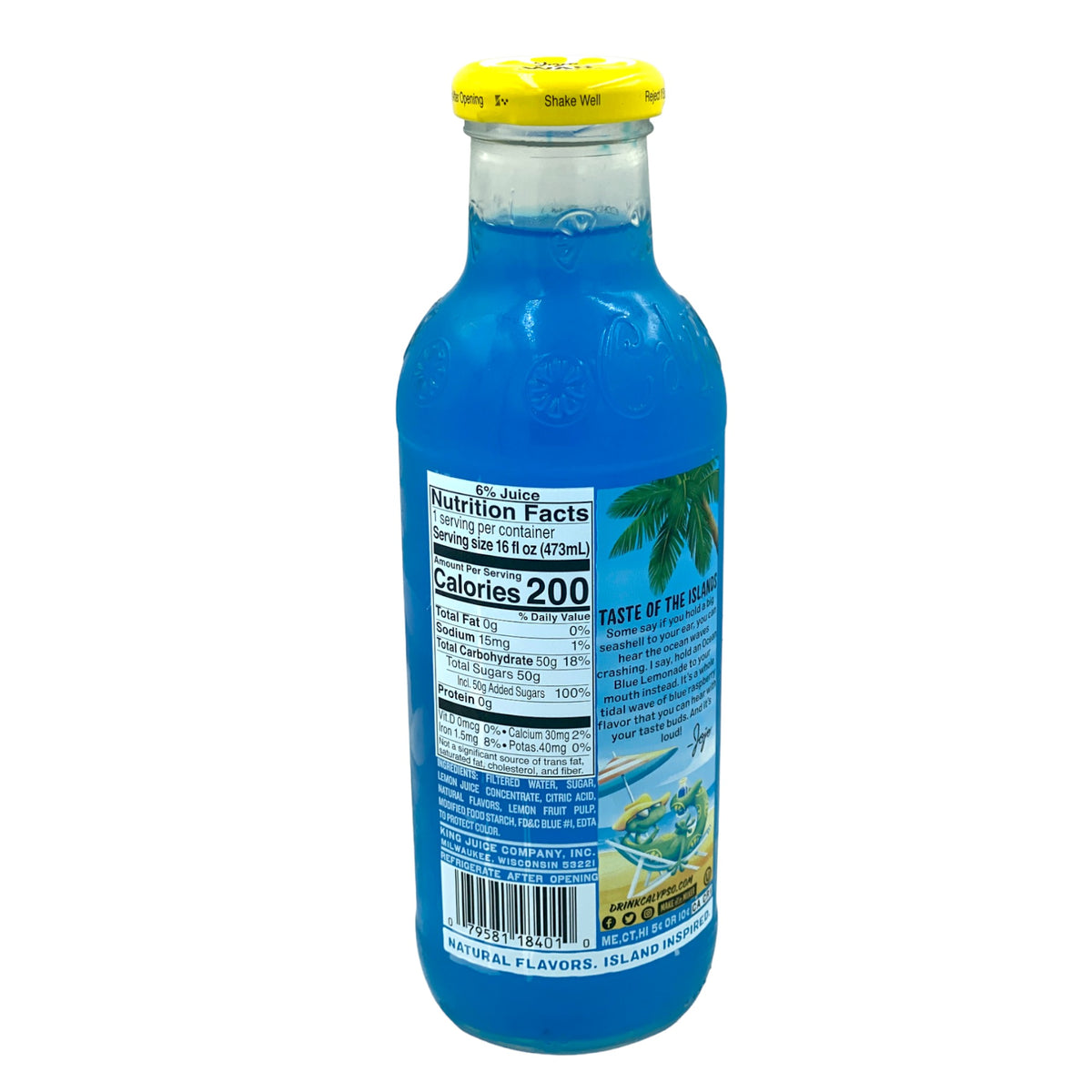 CALYPSO OCEAN BLUE LEMONADE 16 OZ – sams247