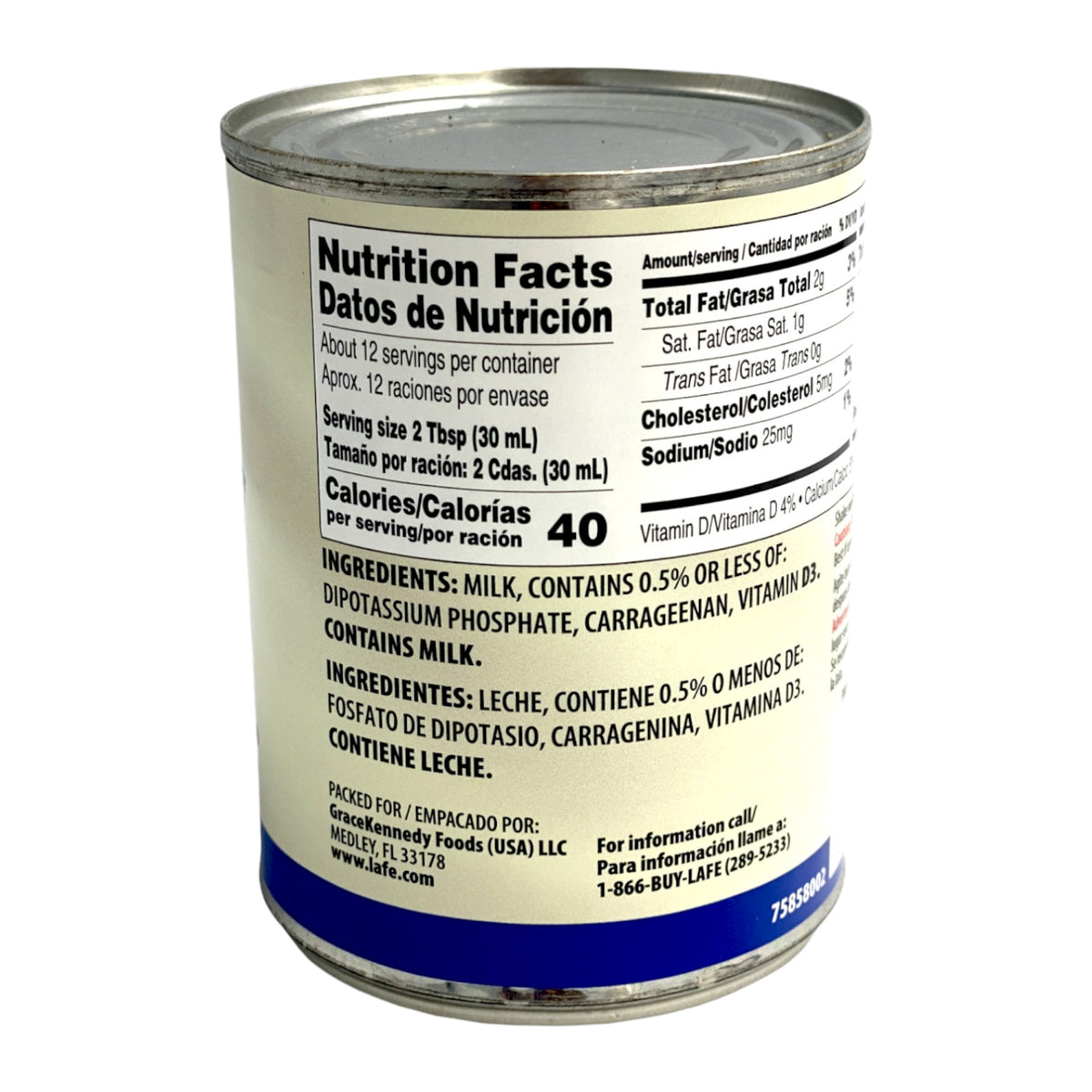 LA FE EVAPORATED MILK 12 OZ. – sams247