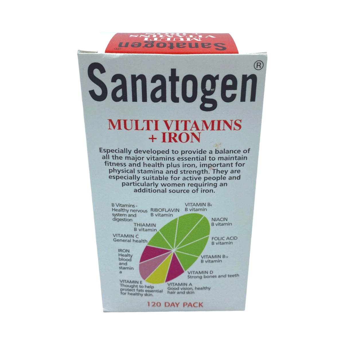 SANATOGEN MULTI VITA & IRON 120 TABLETS – sams247