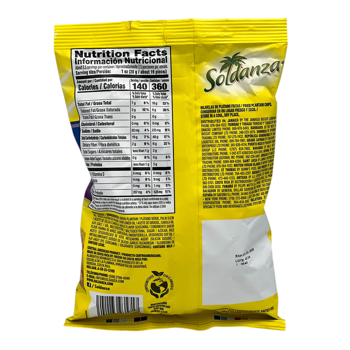 Soldanza Classic Platanitos Garlic Flavor 71 G – sams247