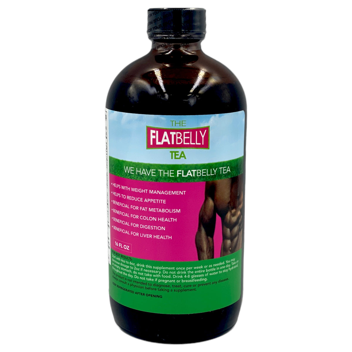 THE FLATBELLY TEA 16 OZ – sams247