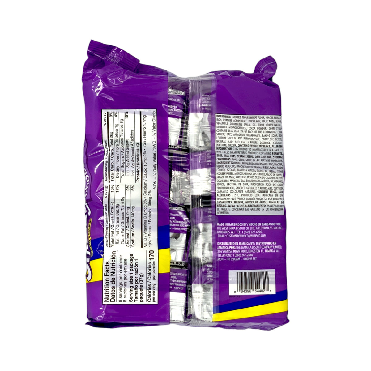 SHIRLEY CHOCOLATE BISCUIT SNACK PACK (8PK) – sams247