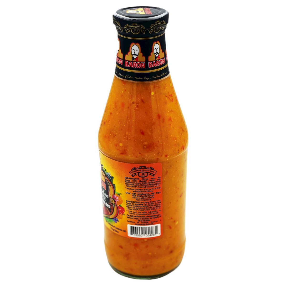 BARON WEST INDIAN HOT SAUCE 28 OZ – sams247